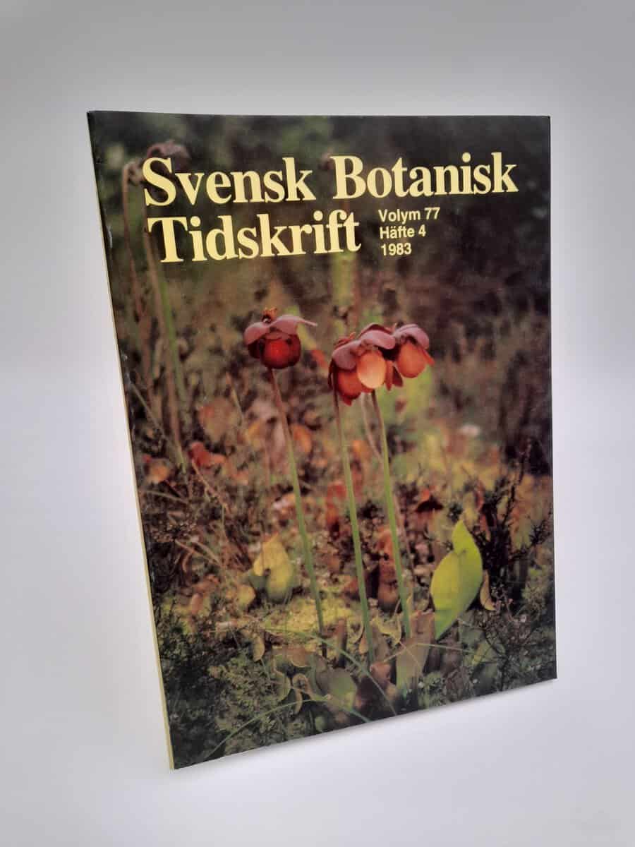 Tidskrift: Svensk botanisk tidskrift | 1983/4 – bok.hstrom.se | Antikvariat & Bokhandel