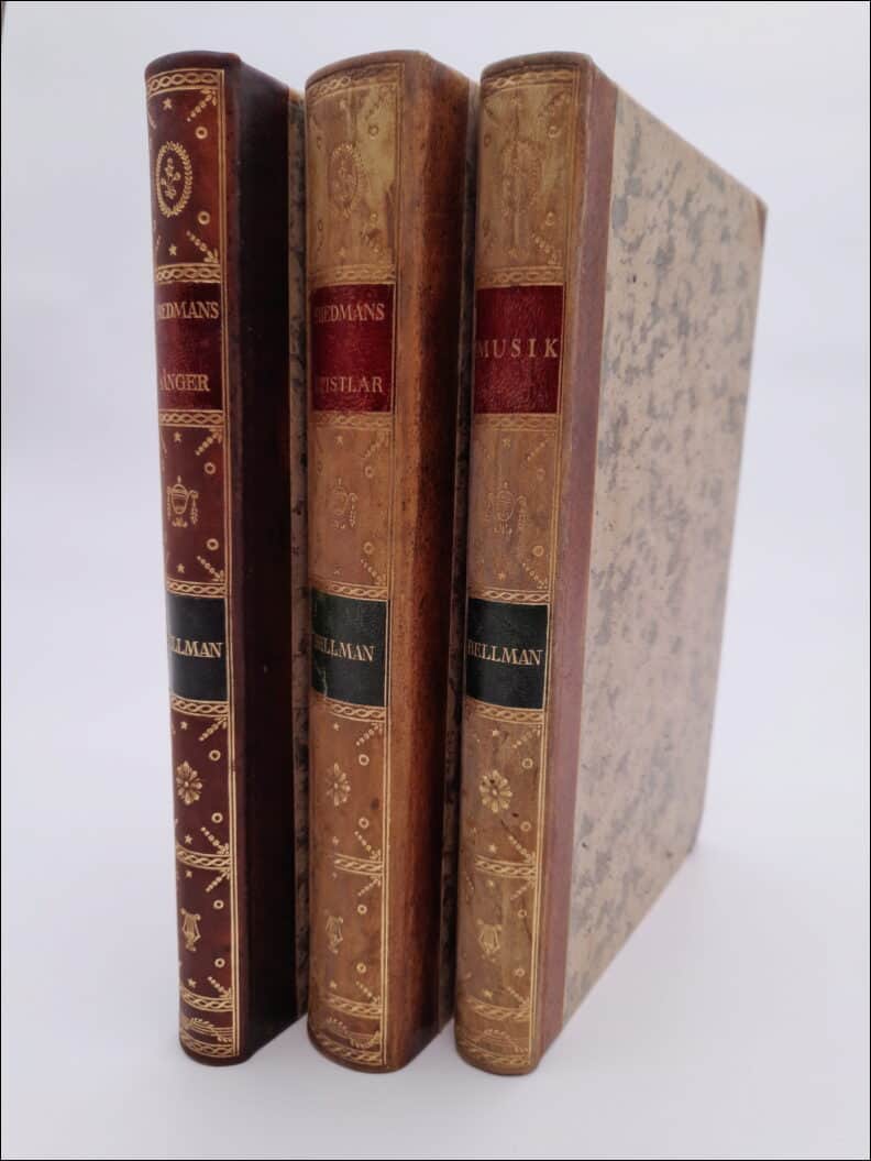 Bok av Bellman, Carl Michael ; Berg, Yngve (litografier): Fredmans ...